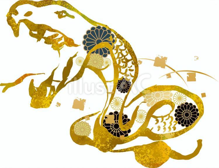 巳年のイラストイラスト - No: 25732171｜無料イラスト・フリー素材なら「イラストAC」