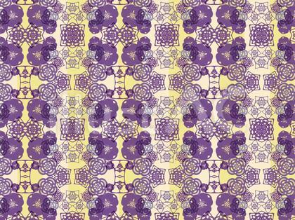 和柄の背景（紫）イラスト - No: 607810｜無料イラスト・フリー素材なら「イラストAC」