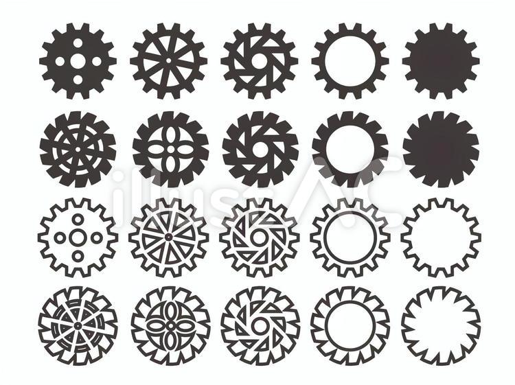 Free Vectors | Gear set