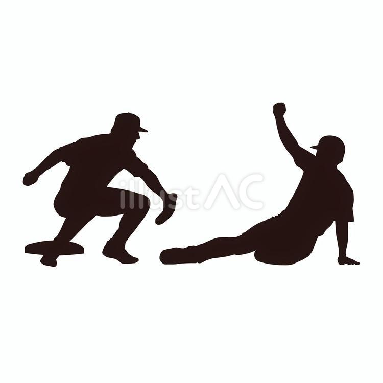 Baseball Player Sliding Clip Art Baseball Slide Images – Browse