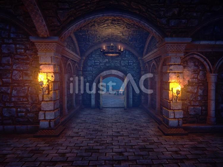 ダンジョンCG_021イラスト - No: 24290248／無料イラスト/フリー素材なら「イラストAC」