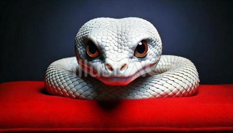 白蛇イラスト - No: 25920063｜無料イラスト・フリー素材なら「イラストAC」