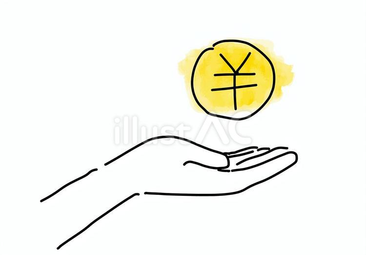 Free Vectors | Rough hand-drawn simple line drawing of a coin hand Free Vectors | Rough hand-drawn simple line drawing of a coin hand