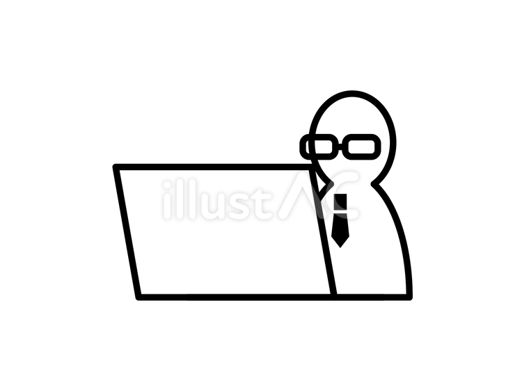 Free Vectors | Businessman operating a computer