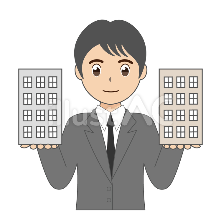 副業・転職のイメージ（ビジネスマン）イラスト - No: 2171490｜無料イラスト・フリー素材なら「イラストAC」