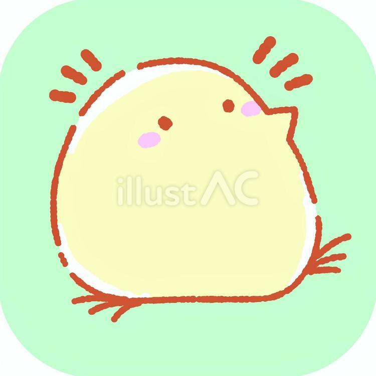 ヒヨコ2 SNSアイコンイラスト - No: 24839693｜無料イラスト・フリー素材なら「イラストAC」