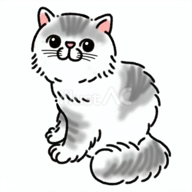 きゅるるんな猫イラスト No 23186397|無料イラスト・フリー素材なら「イラストac」