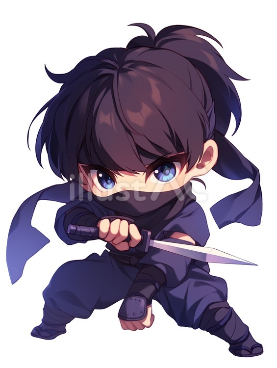 忍者4イラスト - No: 26386505｜無料イラスト・フリー素材なら「イラストAC」