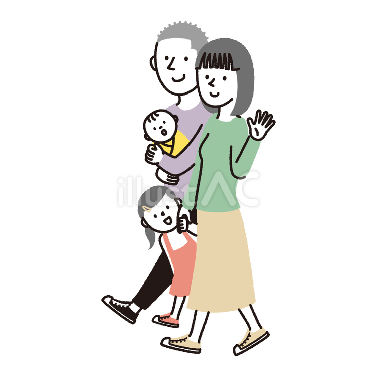 家族イラスト - No: 24156226｜無料イラスト・フリー素材なら「イラストAC」
