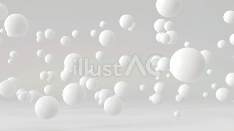 Free Vectors | White abstract 3D background. bouncing ball