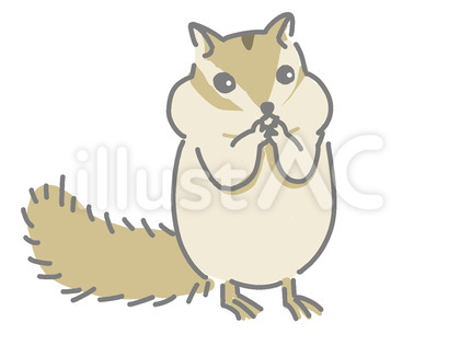 リス 食べるイラスト - No: 22995184｜無料イラスト・フリー素材なら「イラストAC」