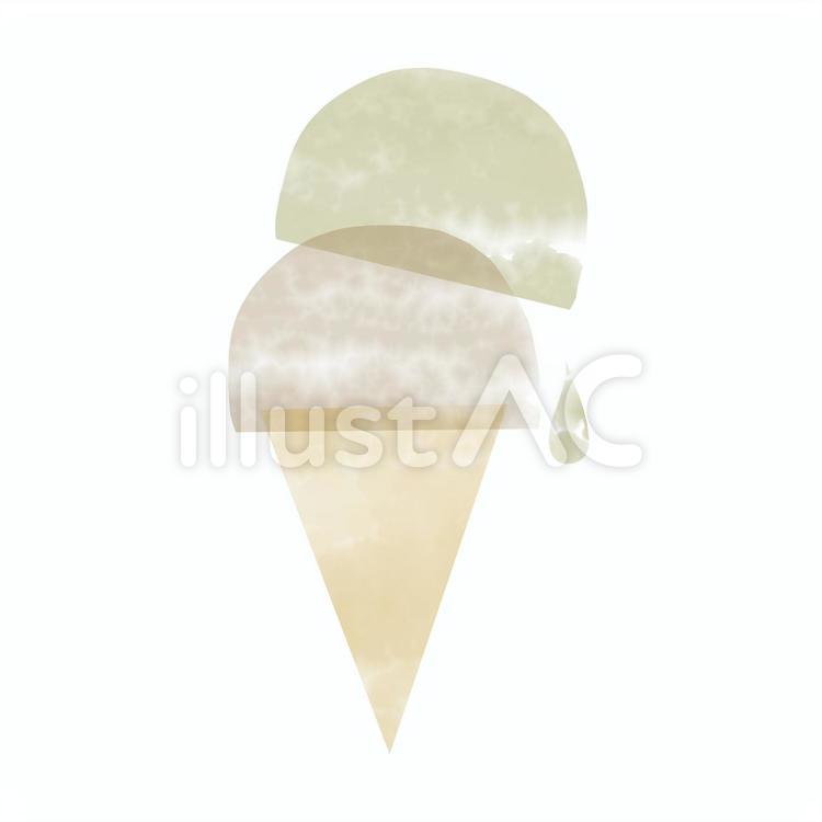 Free Vectors | Two-tiered ice cream