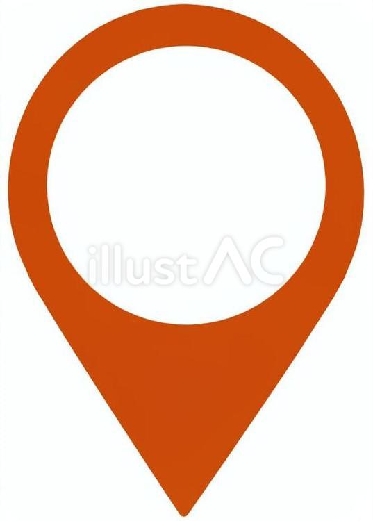 位置マークイラスト - No: 26569446｜無料イラスト・フリー素材なら「イラストAC」