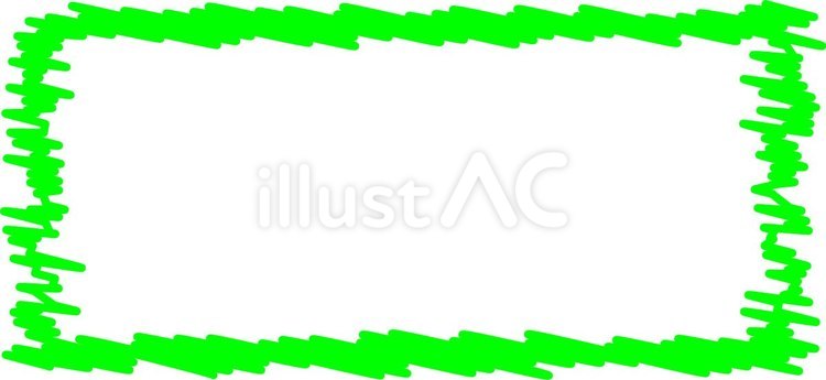 Free Vectors | Green jagged handwritten frame