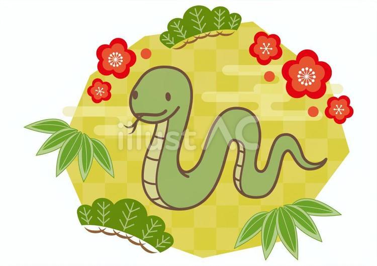 干支飾り 巳年イラスト - No: 25792113｜無料イラスト・フリー素材なら「イラストAC」