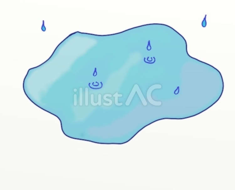 水たまりイラスト No 23850049｜無料イラスト・フリー素材なら「イラストac」 
