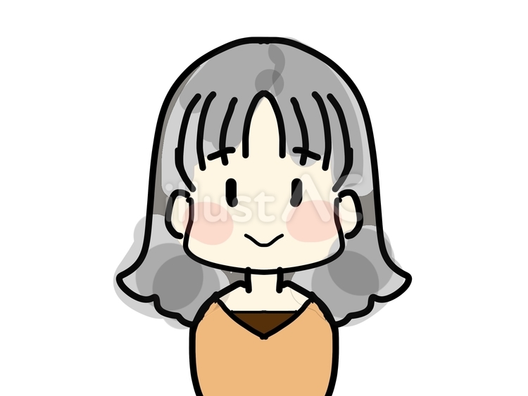 ほんわかした天然系の女子イラスト No 25290859|無料イラスト・フリー素材なら「イラストac」