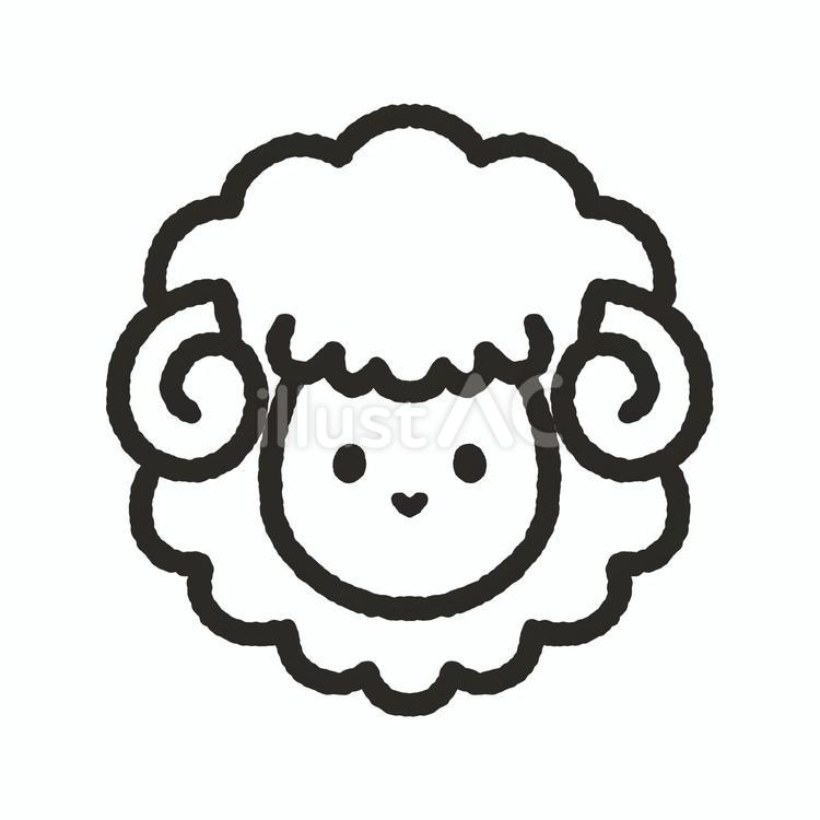 Free Vectors | Simple sheep icon_line drawing