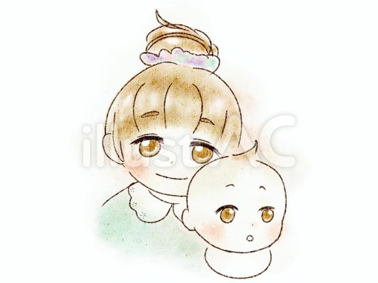 かわいい姉弟イラスト - No: 1857548／無料イラストなら「イラストAC」