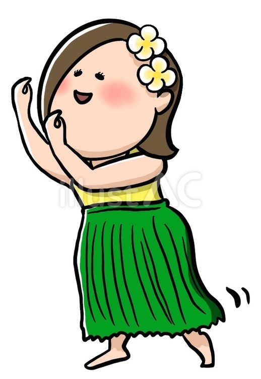 フラダンスイラスト - No: 23259606｜無料イラスト・フリー素材なら「イラストAC」