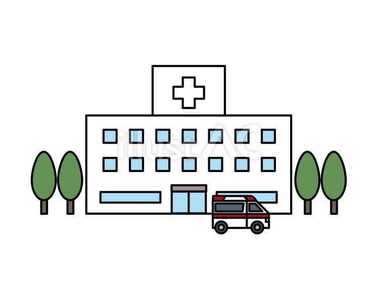 Free Vectors | simple hospital illustration