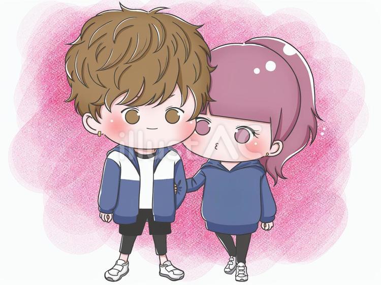男の子と女の子イラスト No 23281591｜無料イラスト・フリー素材なら「イラストac」
