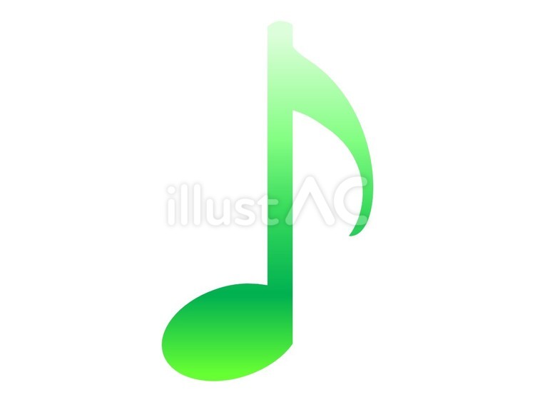 Free Vectors | Green Musical Note
