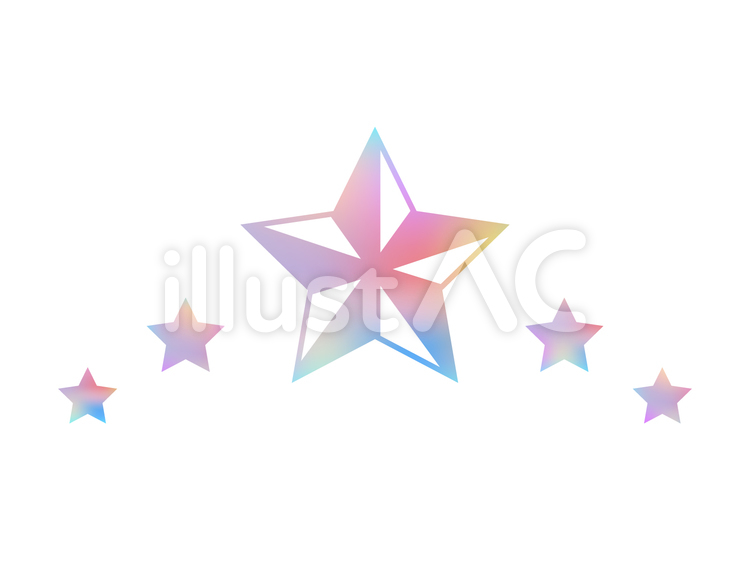 Free Vectors | Prism color star star icon