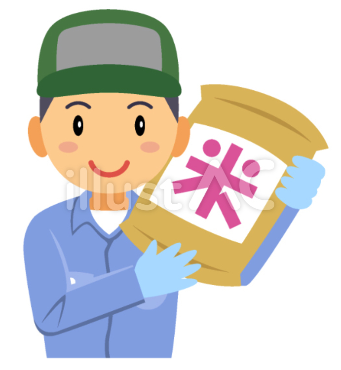 農業-出荷-新米イラスト - No: 2483008｜無料イラスト・フリー素材なら「イラストAC」