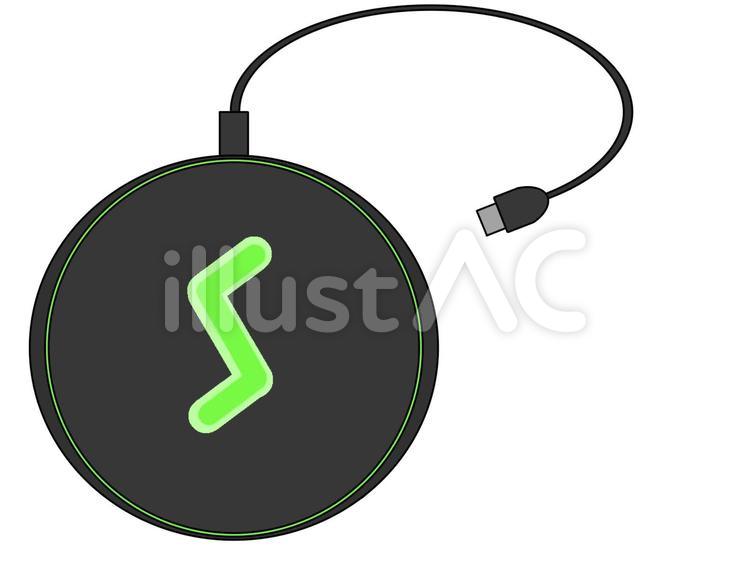 ワイヤレス充電器イラスト - No: 2558734｜無料イラスト・フリー素材なら「イラストAC」