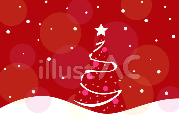 クリスマス 壁紙素材 赤イラスト - No: 1845796／無料イラストなら「イラストAC」