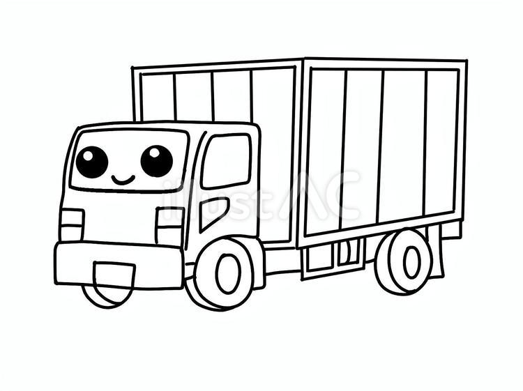 Free Vectors | Cute Truck Coloring Pages