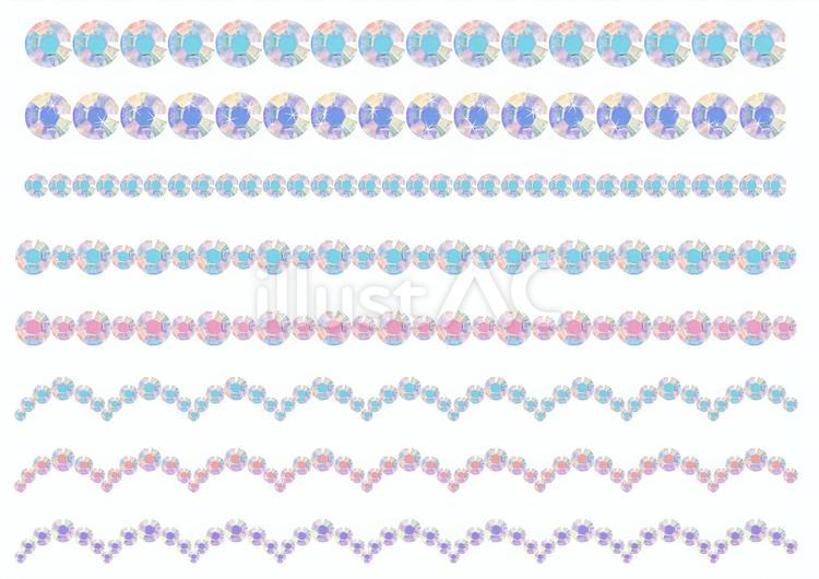 Free Vectors | simple rhinestone decorative border