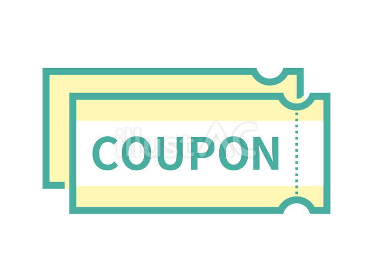 Free Vectors | Coupon ticket color icon illustration