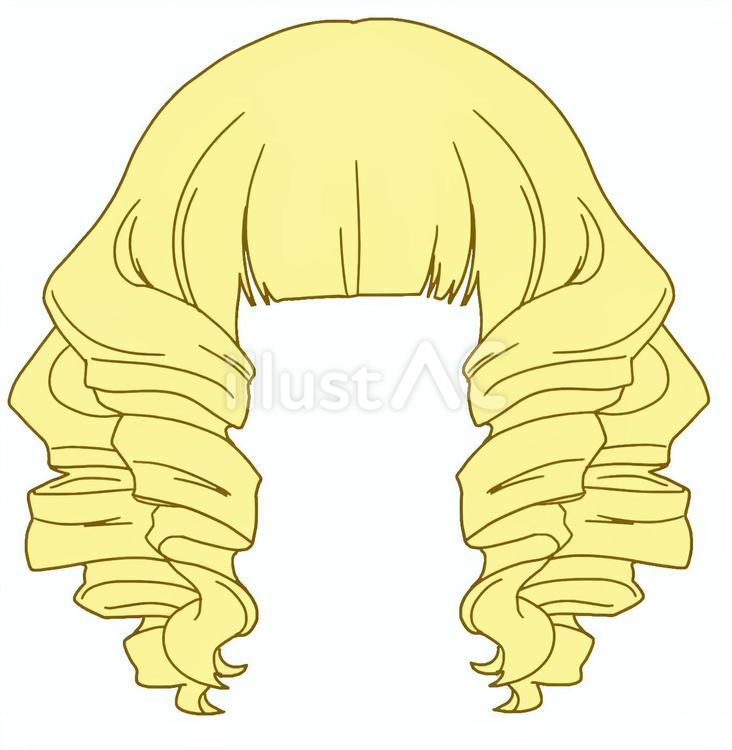 かつらイラスト - No: 24717671｜無料イラスト・フリー素材なら「イラストAC」