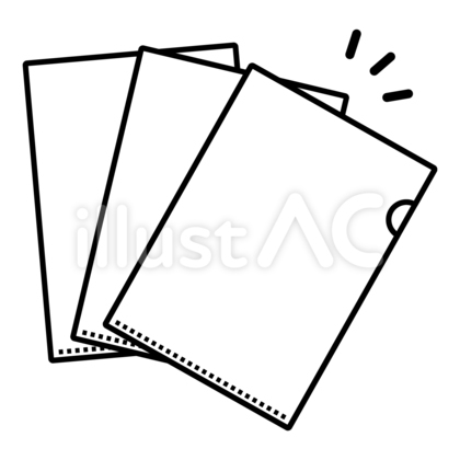 クリアファイルイラスト - No: 24099226｜無料イラスト・フリー素材なら「イラストAC」