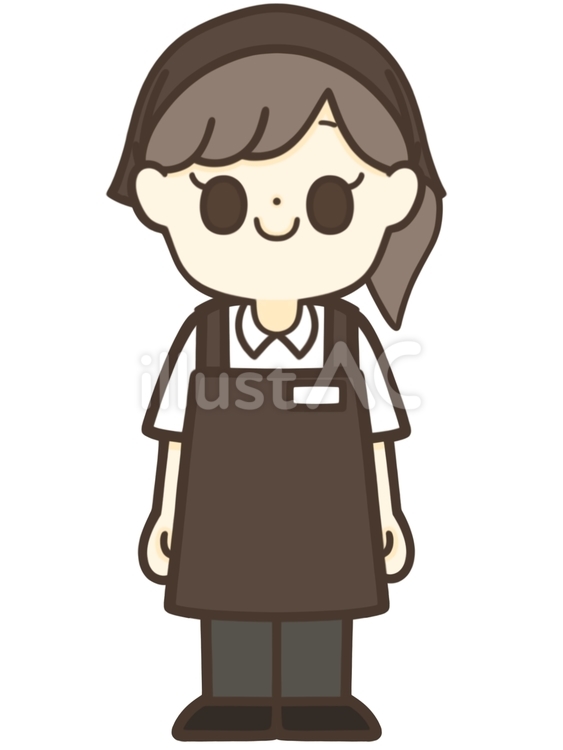 Free Vectors | Female store clerk