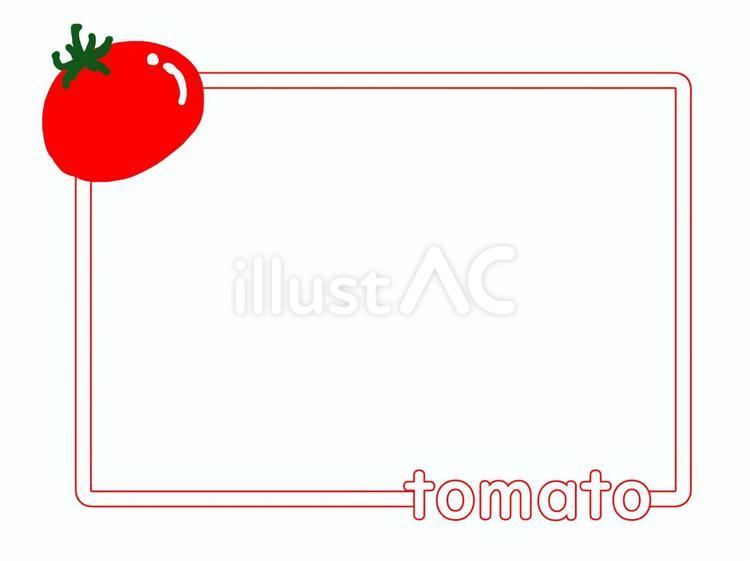 Free Vectors | Simple frame material of tomatoes