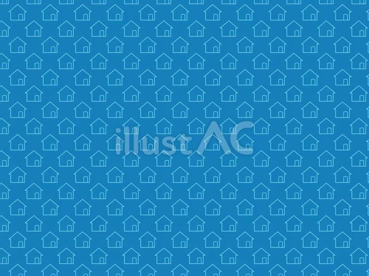 Free Vectors | Blue house pattern background