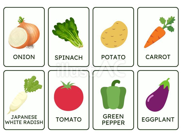 Free Vectors | Vegetable card