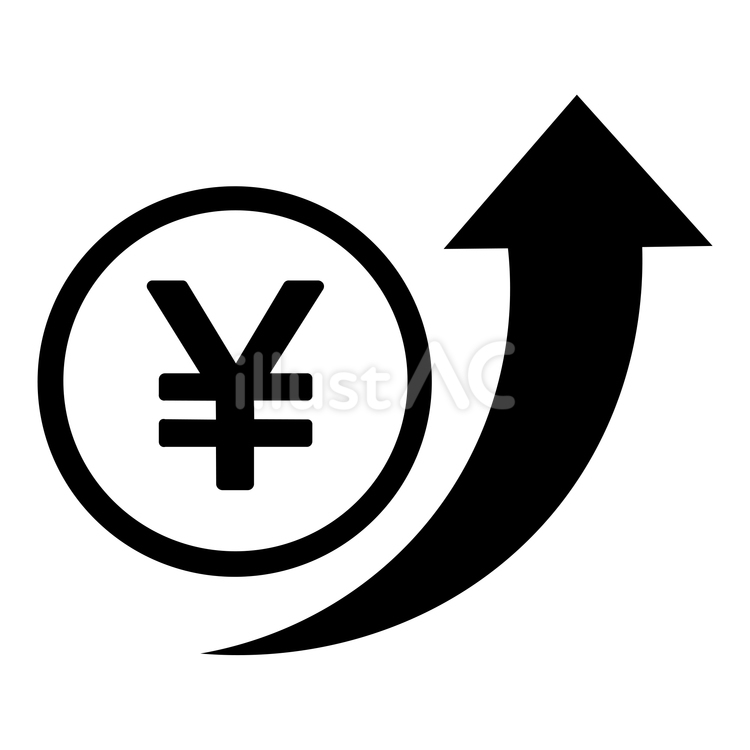 円高 為替 アイコンイラスト - No: 26586657｜無料イラスト・フリー素材なら「イラストAC」