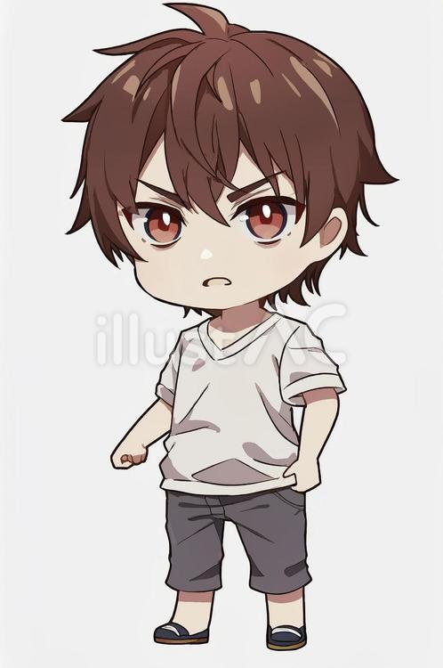 ちびキャラ_SD_男の子イラスト - No: 23839797｜無料イラスト・フリー素材なら「イラストAC」