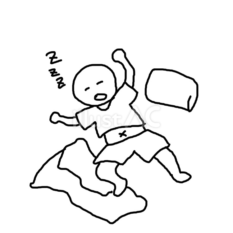 ぐっすり 睡眠イラスト No 24149398|無料イラスト・フリー素材なら「イラストac」