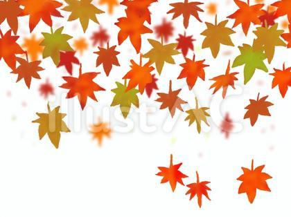 水彩 紅葉 背景イラスト - No: 22239227｜無料イラスト・フリー素材なら「イラストAC」
